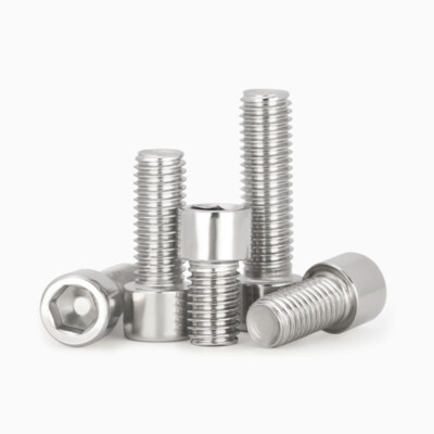 M5 SUS304 Steel Allen screws Cylindrical head Smooth surface bolts 28mm ...