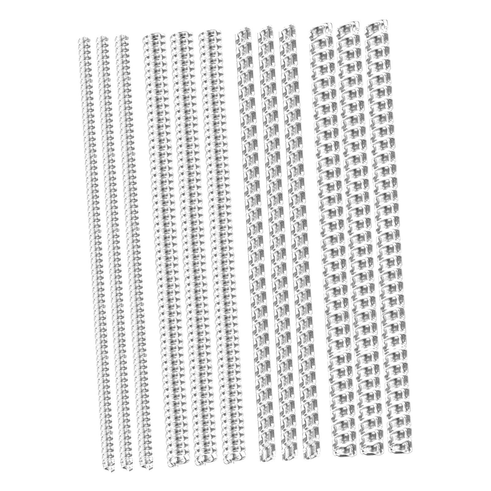 12 Pieces Ring Size Adjuster Transparent Ring Guards Spiral Ring ...