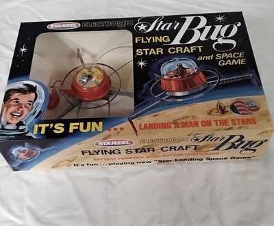 VINTAGE VICTOR STANZEL ELECTROMIC STAR BUG FLYING STAR CRAFT AND SPACE ...
