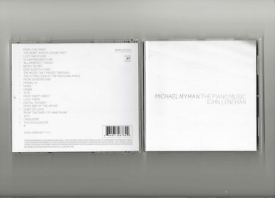 Michael Nyman The Piano Music CD John Lenehan Like New | eBay