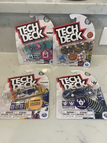 SET OF 4 TECH DECK FINGERBOARDS ~ ULTRA RARE FINESSE SONIC, SK8MAFIA ...