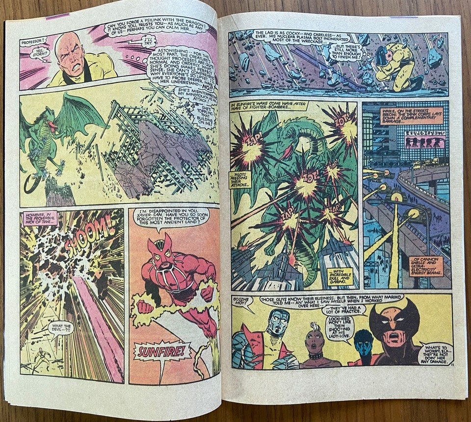 The Uncanny X-Men #181 (1984) Wolvie &Kitty Pryde Tie-In Japan With ...