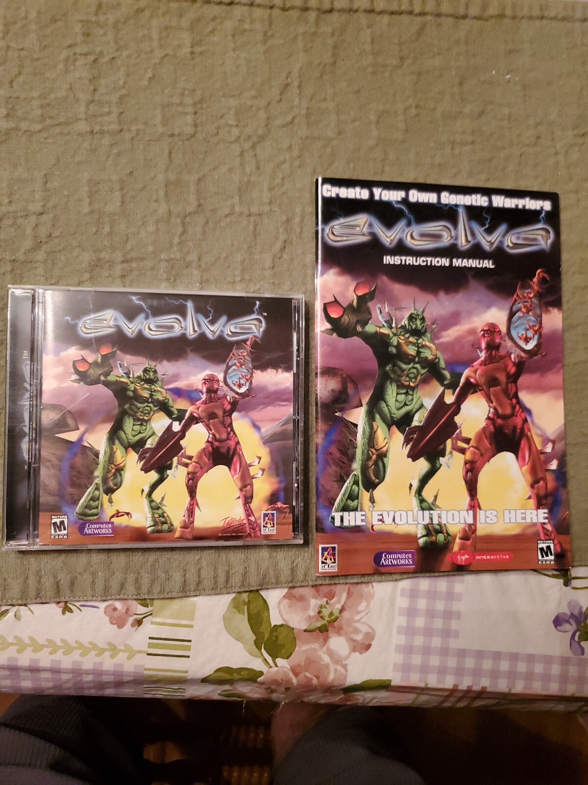 Vintage PC Game Evolva w game booklet No Box | eBay