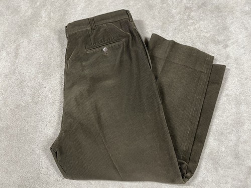 Loro Piana Velvet Corduroy Pants Mens 36X27 Brown Cashmere Pima Cotton ...