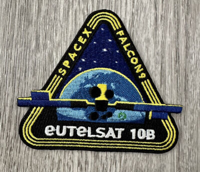 Eutelsat 10B Mission Patch NASA Falcon 9 3.5” | eBay