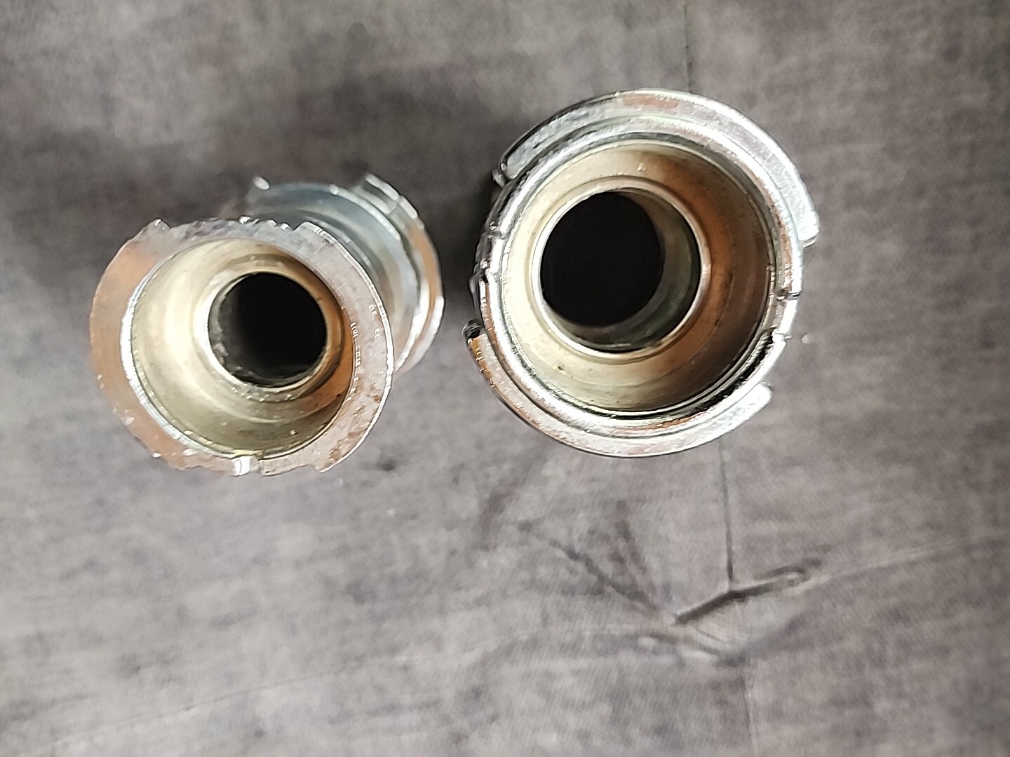 (2) Stant Coolant Pressure Tester Adapters chrome adapt Test radiator ...