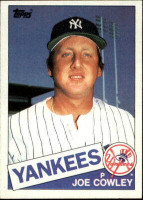 1985 Topps #769 Joe Cowley | eBay