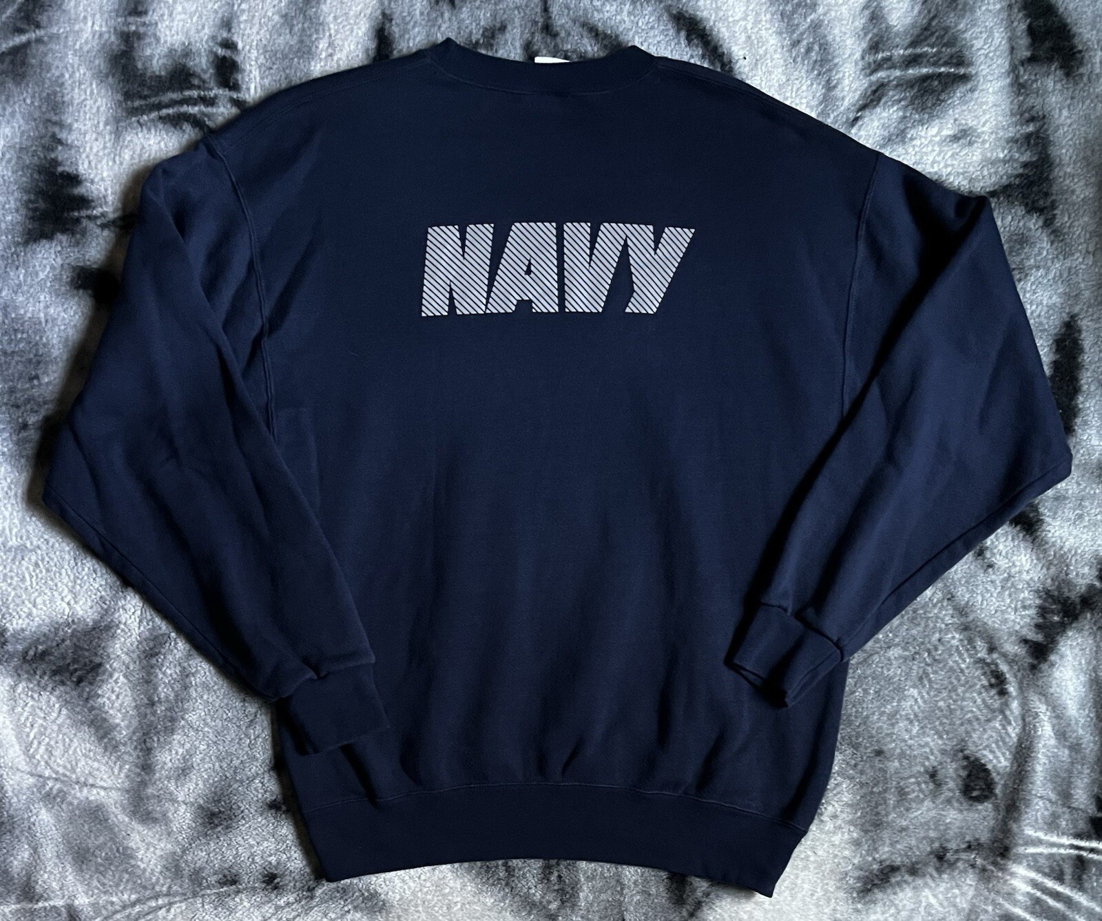 Rare Vintage Authentic U.s. Navy Reflective Sweater S… - Gem
