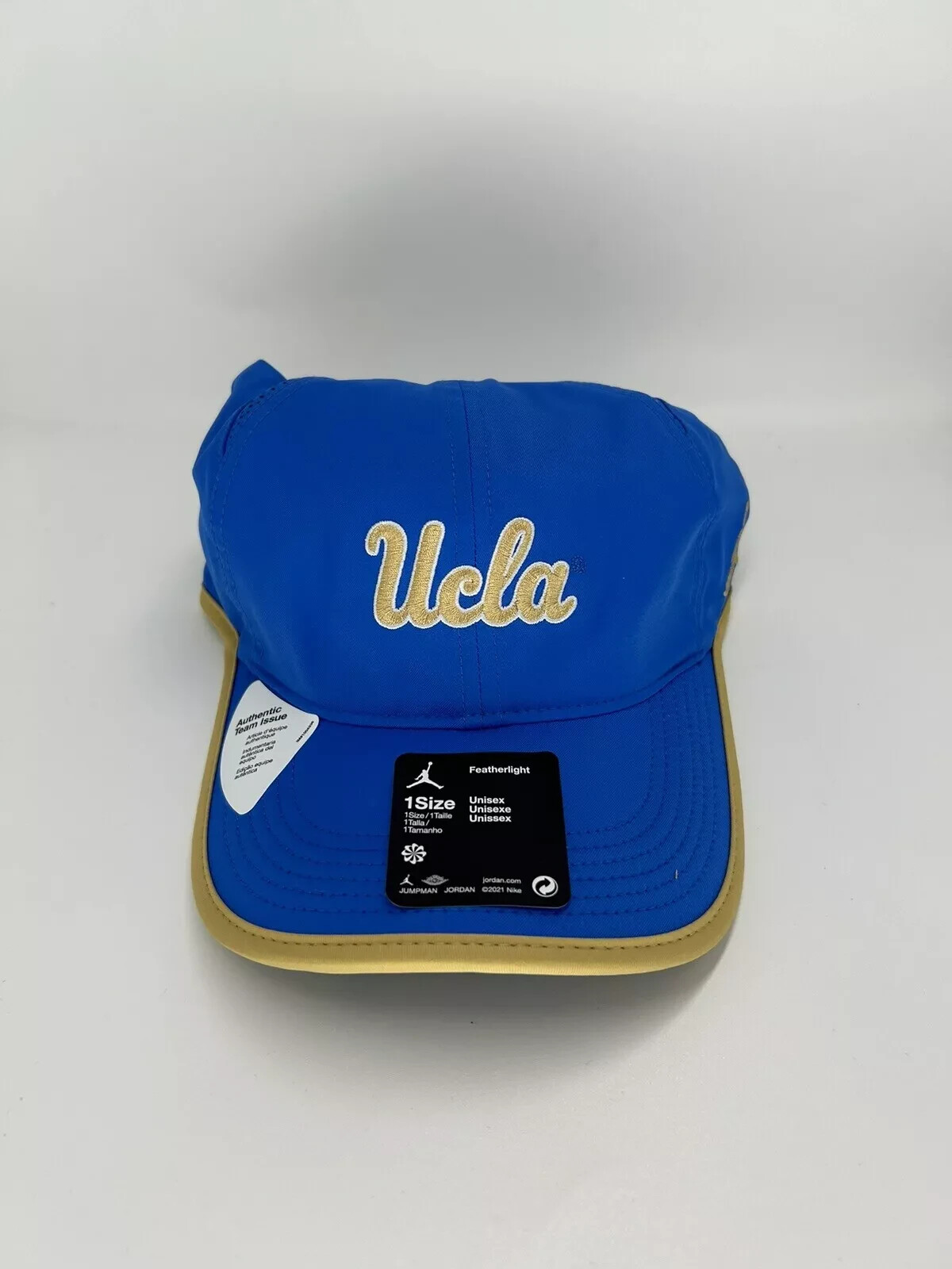 Nike Dri Fit Air Jordan UCLA Bruins Adjustable Hat Cap OS Unisex DN0996 ...