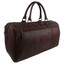 Mens Leather Weekender Holdall by Rowallan Travel Overnight Bag | eBay