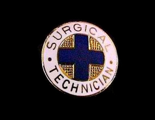 Surgical Technician Pin Medical Insignia Emblem 819 Graduation Gold ...