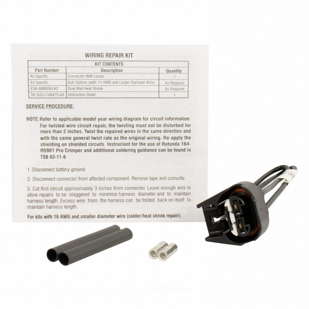 Engine Cooling Fan Motor Connector Motorcraft fits 14-19 Ford Fiesta 1 ...