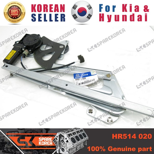 Genuine/OEM HR514020 REGULATOR ASSY-FR DR P/WDO RH for Hyundai Galloper ...