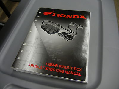 OEM Honda Factory PGM-FI Pinout Box Troubleshooting Manual 61POB00-AH ...