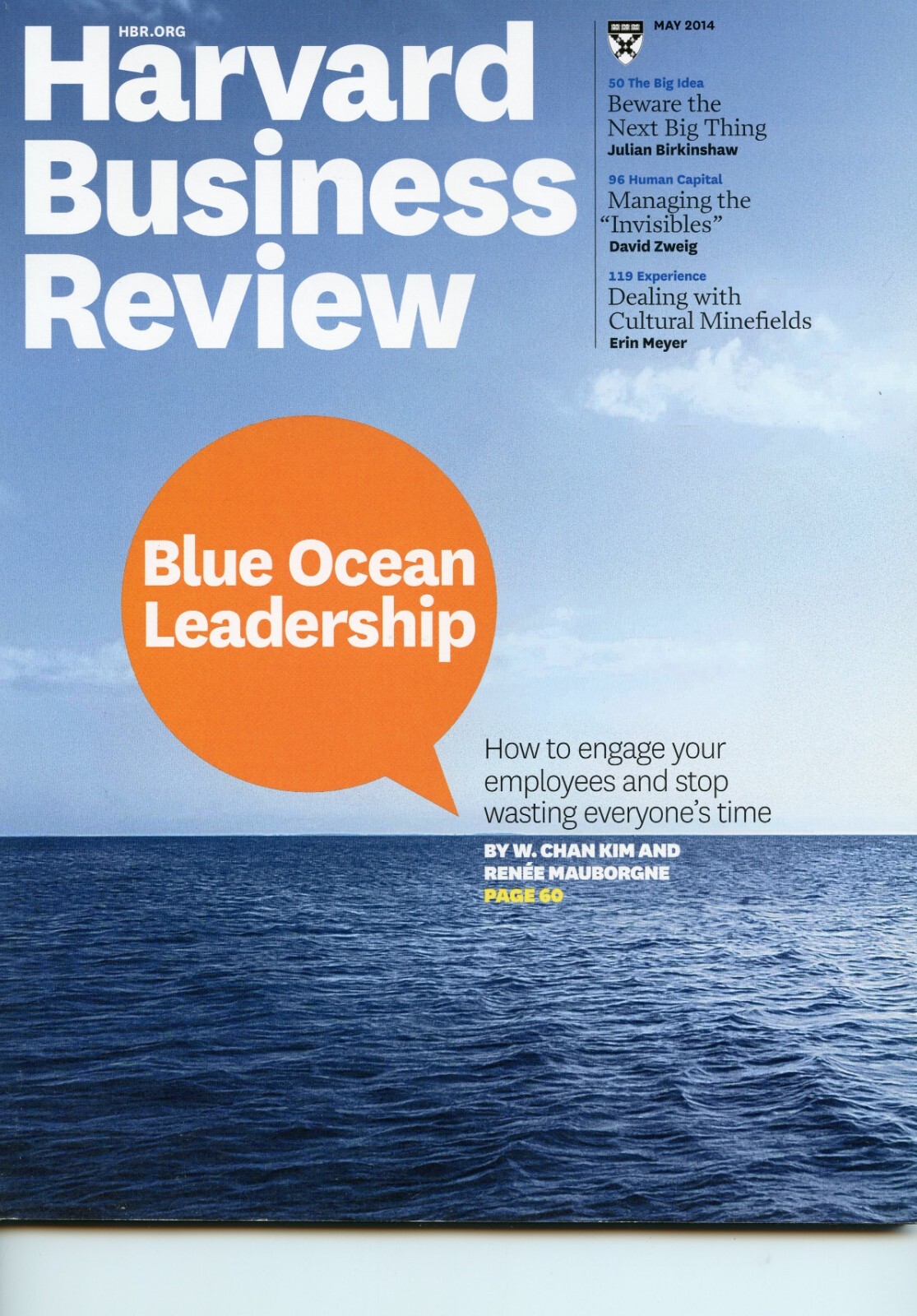 HARVARD BUSINESS REVIEW MAGAZINE - MAY 2014 - LIKE NEW | eBay