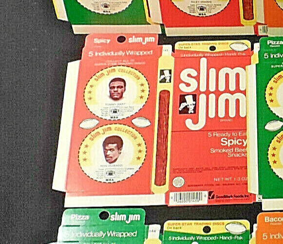 1978 Slim Jim UNUSED NRMTMT Box NICE! Hart Chicago Bears Howard Seattle ...