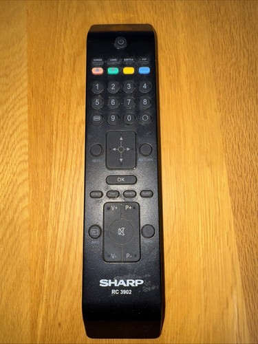 Sharp RC3902 Remote Control for LC22D12E, LC22LE22E, LC32D12E, LC40F22E ...