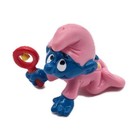 Schleich® Smurfs Figurine - Pink Baby Smurf with Rattle (20202) | eBay