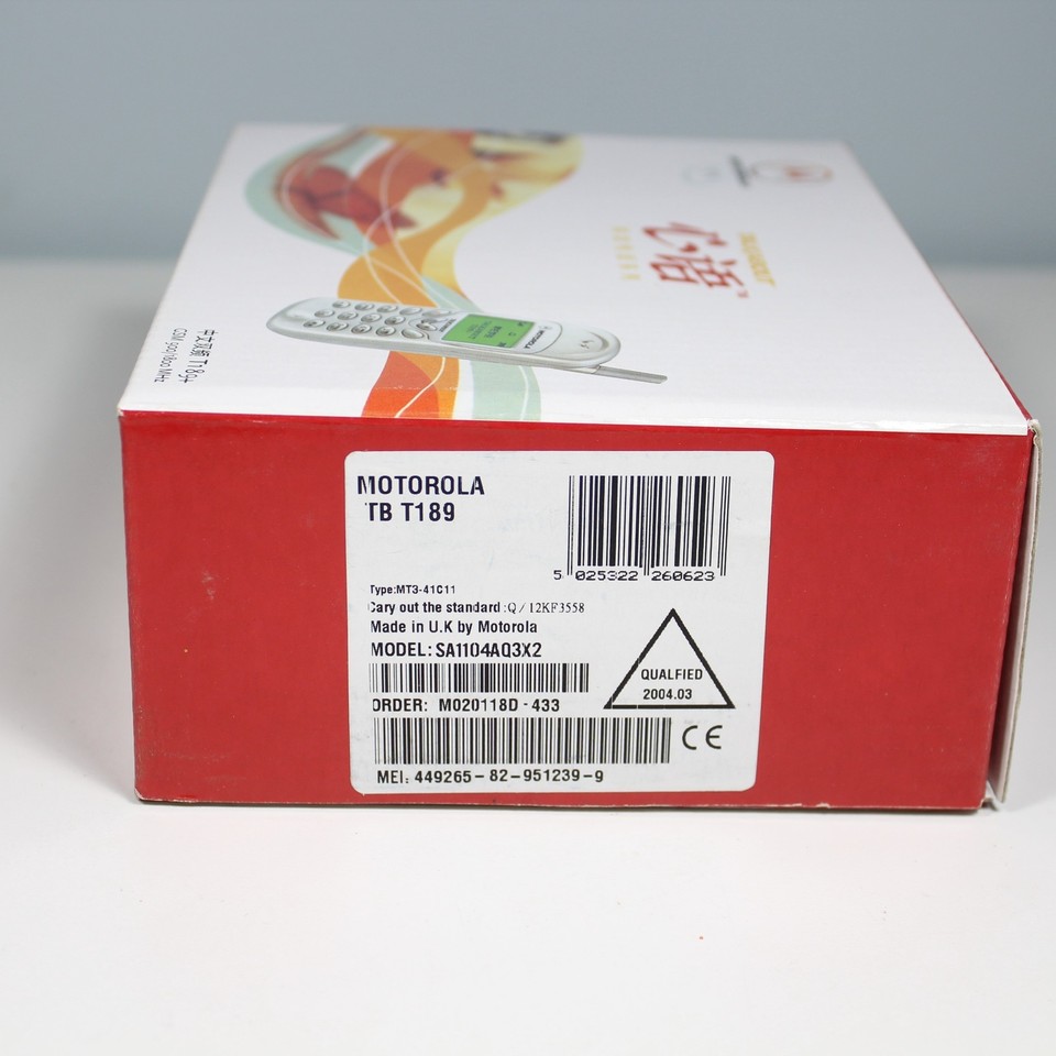 Vintage Motorola T189+ Phone Blue International In Box Collectible | eBay