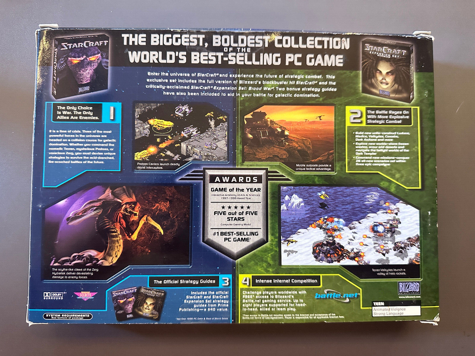 StarCraft Battle Chest - Books & Discs Included 20626717311| eBay