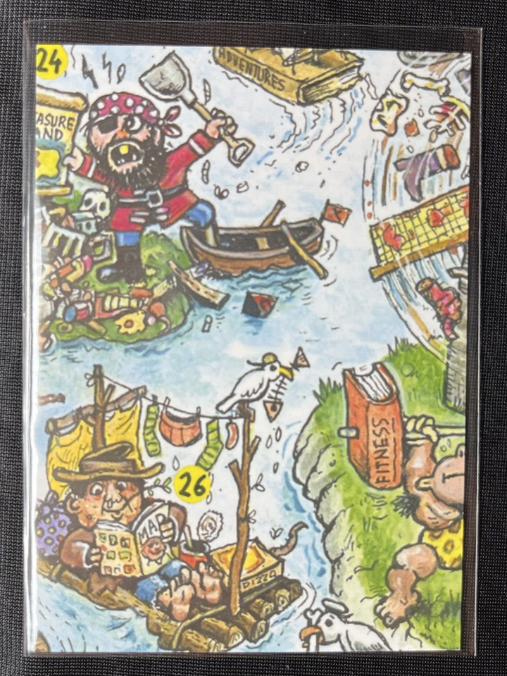 Garbage Pail Kids 2022 Book Worms 15b Wrecked WARREN Bruised Black GPK ...