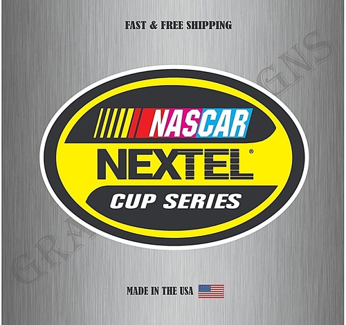 NASCAR NEXTEL Series Racing Cars Sticker Vinyl Decal Truck Car Bumper ...