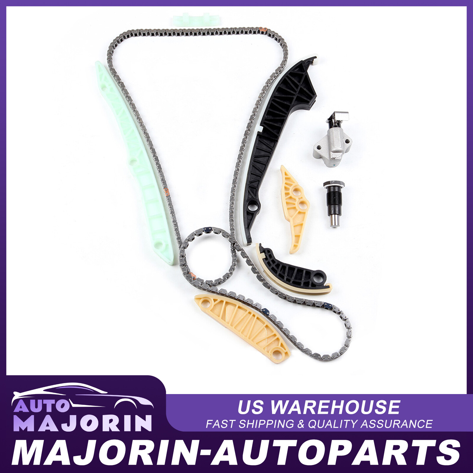 For 2009-2015 Audi A4 A4 quattro VW Tiguan CC EOS Timing Chain Kit 2.0L ...