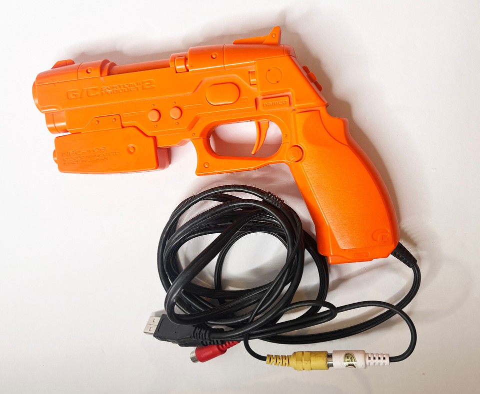 Namco GunCon 2 NPC-106 G/C System Product Light Gun Sony PlayStation 2 ...