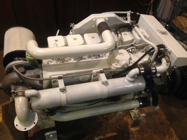 Cummins 6bta 250 HP Marine Diesel Engine With Only 2000 HRS Since ...