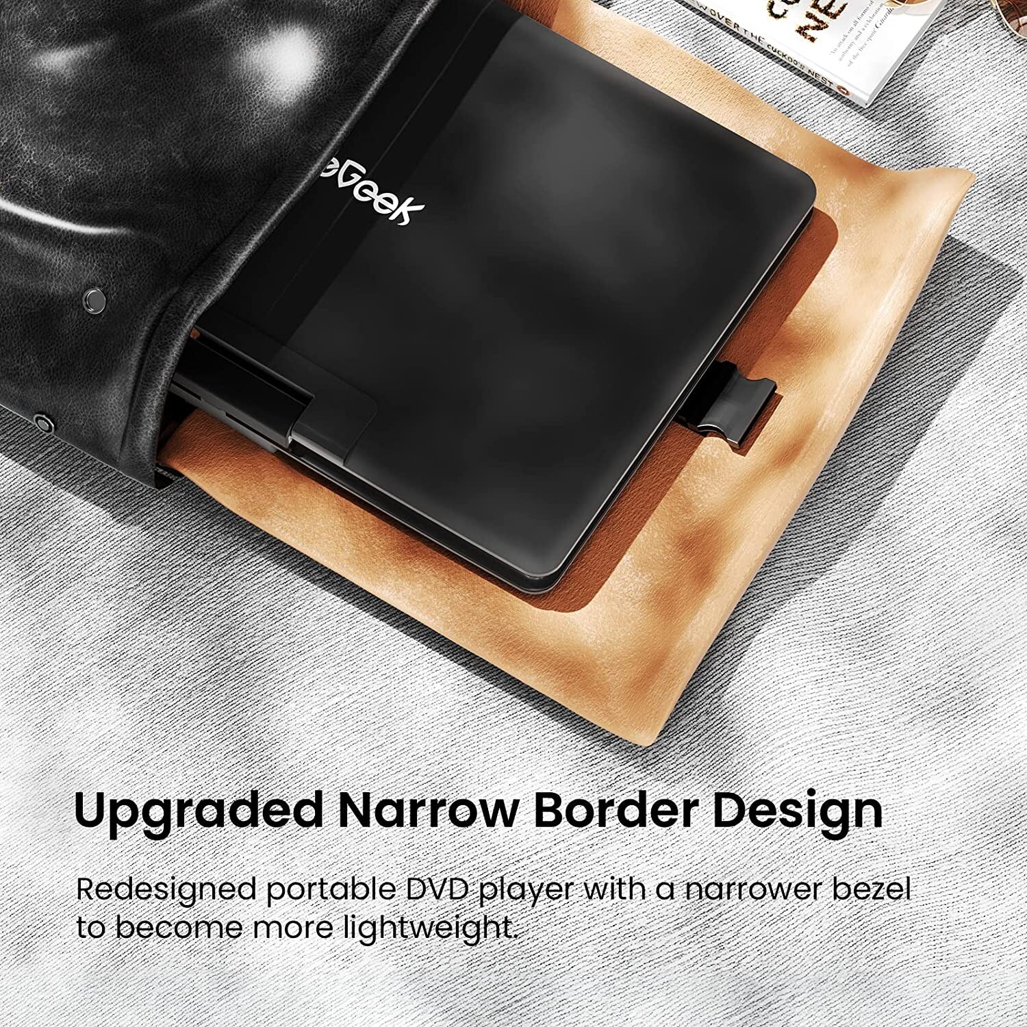 ieGeek 15.9" Portable DVD Player Swivel Screen,Region Free ...