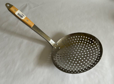 Asian Strainer -Chinese Cooking Utensils- SKIMMER-Metal-with wooden ...