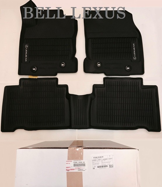 Lexus OEM Factory All Weather Floor Liner Set 2018 Nx300 Nx3o0h Black ...