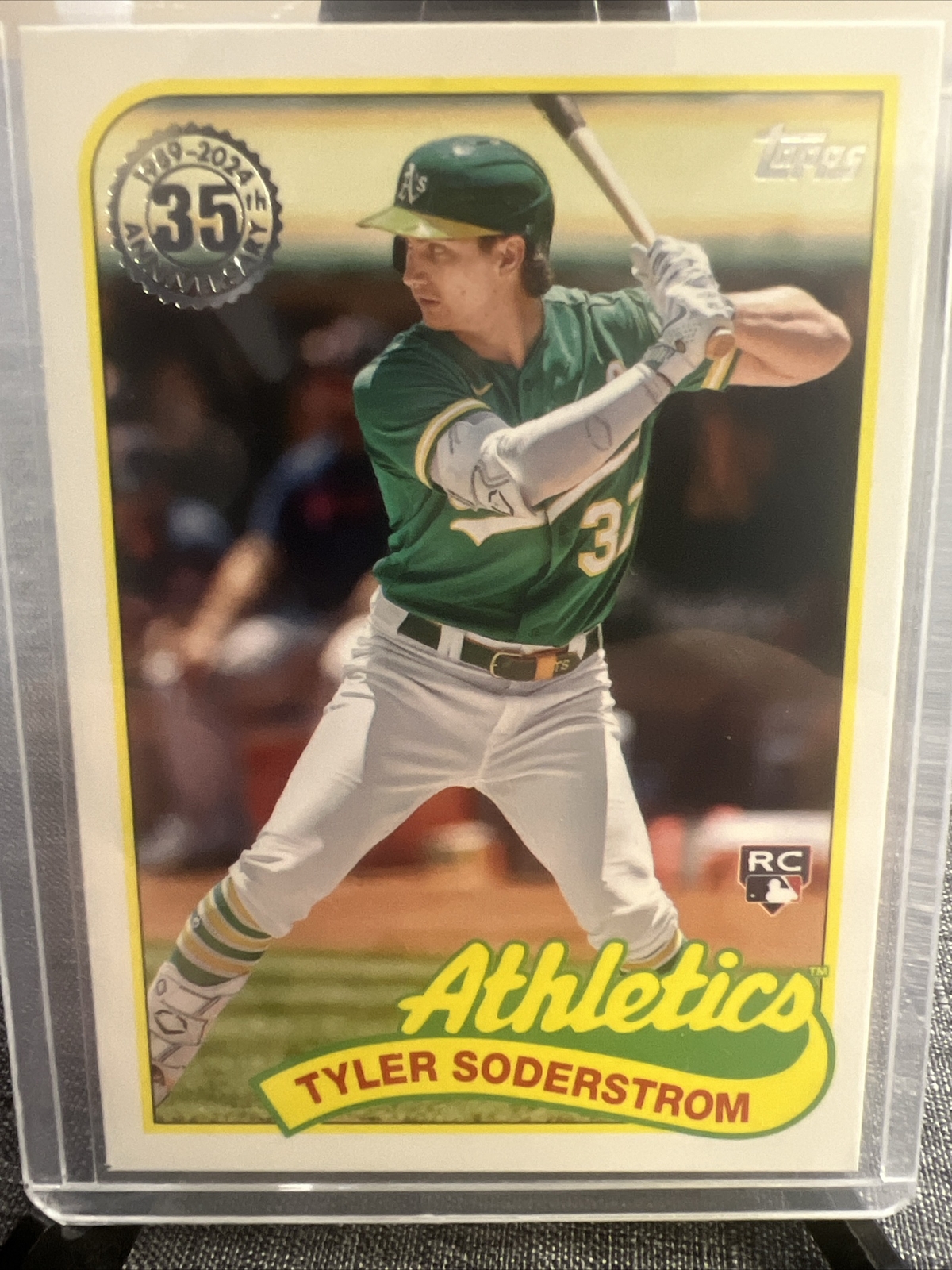2024 Topps Series 1 Tyler Soderstrom Rookie 89B-100 35th Anniversary A ...