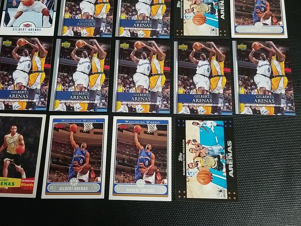 Gilbert Arenas Lot - 27 Different Cards W/ Rookie | eBay