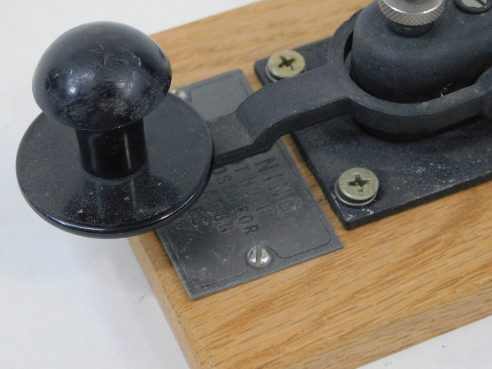 General Electric GE CMI-26003C WWII Flameproof Straight Telegraph Key ...