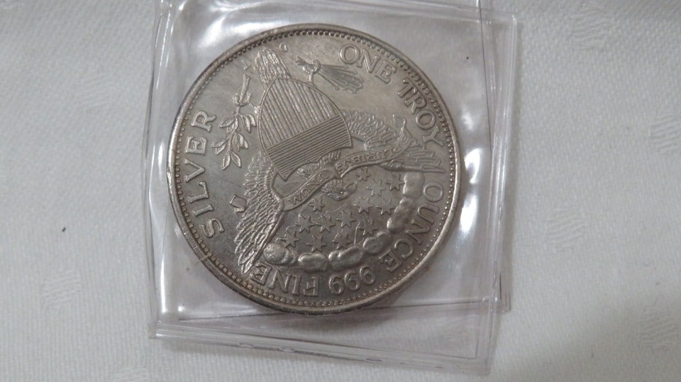 Silver Round, Liberty, Eagle, .999 Pure Silver, 1 Troy Ounce | eBay