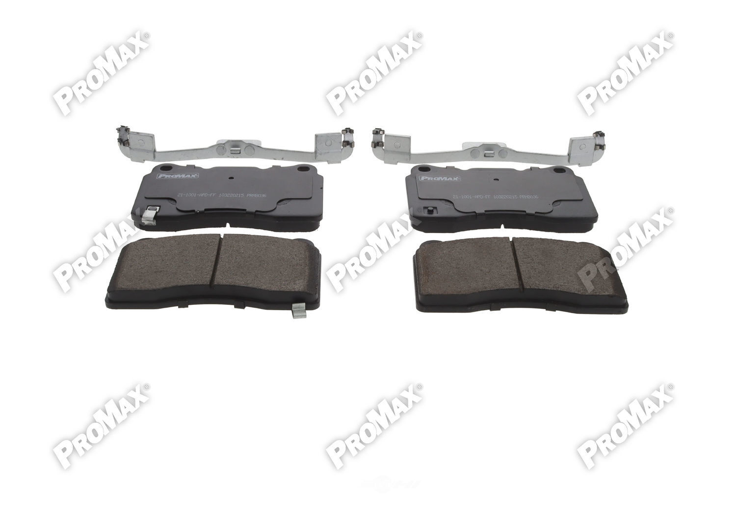Promax 211001 Disc Pads and Brake Shoes - Disc Brake Pad Set, Front for ...