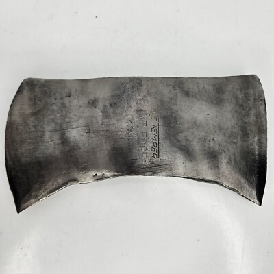 Vintage True Temper Flint Edge Kelly Works Double Bit Axe Head 3 Stamp ...