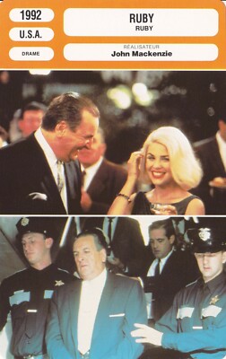 Fiche Cinéma - JOHN MACKENZIE - RUBY - 1992 | eBay
