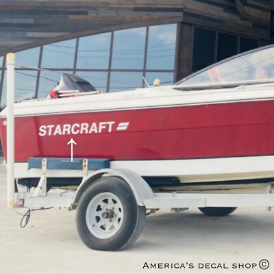 Starcraft Boat Yacht Decals 2PC Set Vinyl High Quality Large New 36 ...