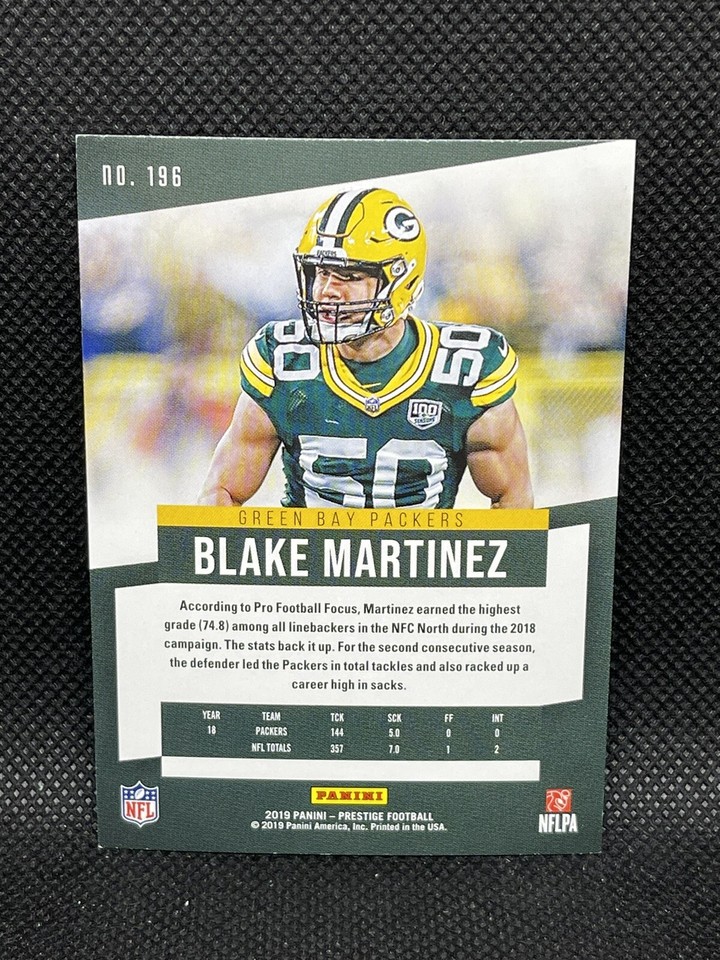 2019 Panini Prestige - #196 Blake Martinez | eBay
