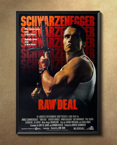 Raw Deal 1986 Movie Poster 24"x36" Glossy Unframed 8644 | eBay