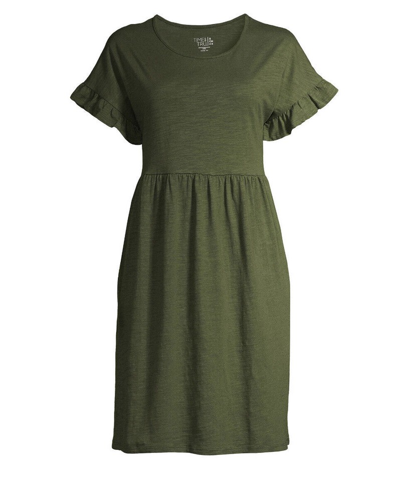 Time and Tru Women's Short Sleeve Knit Dress Size: Xsmall to 2XL | eBay