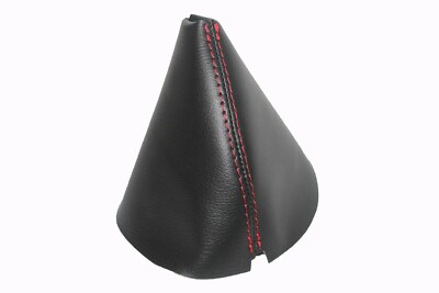 Fits 90-96 Nissan 300ZX (Z32) Real Leather Manual Shift Boot w/Red ...