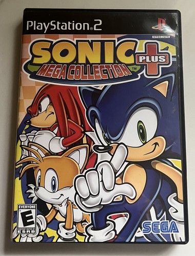 Sonic Mega Collection Plus Black Label (Playstation 2 PS2 ) Complete w ...