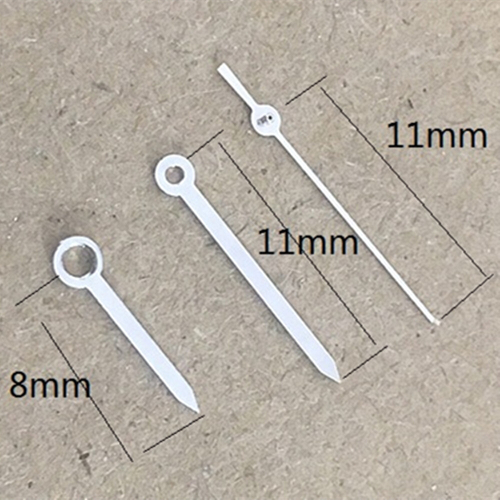 White Set Watch Hands for Miyota 2035 Watch Quartz Movement P1-H3-C27 ...