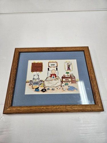 Cowboy Chuck 1980 ADAMS ROOM Blue Frame Art by Anita Massimini-Brown ...