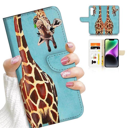 ( For Samsung A56 5G ) Wallet Flip Case Cover PH26780 Giraffe | eBay ...