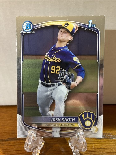 2025 Bowman Chrome 1st Bowman #BCP-136 Josh Knoth Milwaukee Brewers | eBay