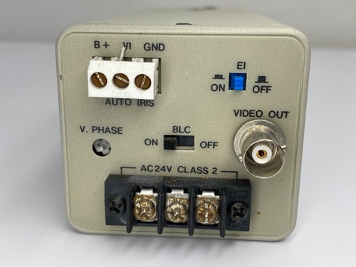 ULTRAK K-565 CCD B/W Camera Black & White 6mm 1:1.4 GE Lens (READ ...